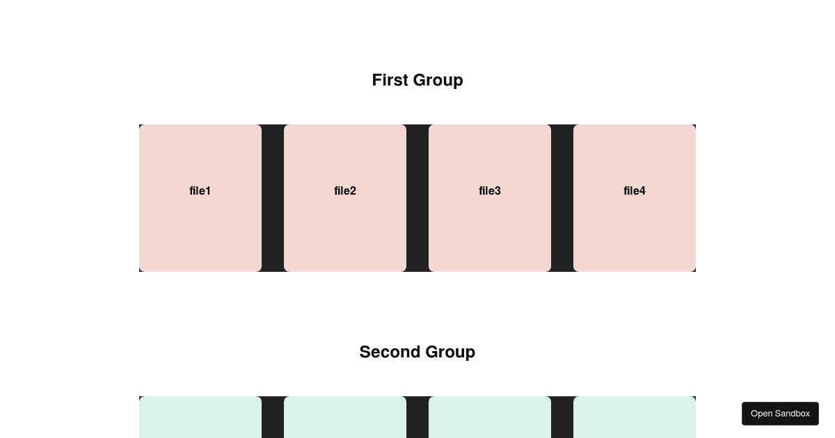 Test React Dnd Sortable Grid Multiple Groups Codesandbox