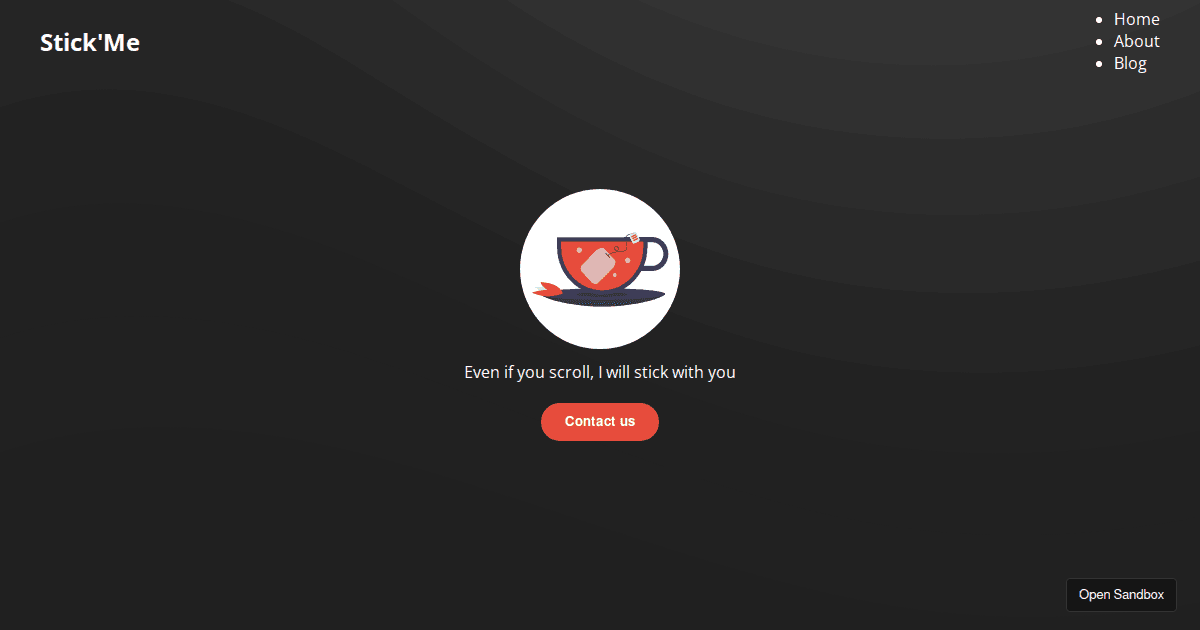sticky-navbar - Codesandbox