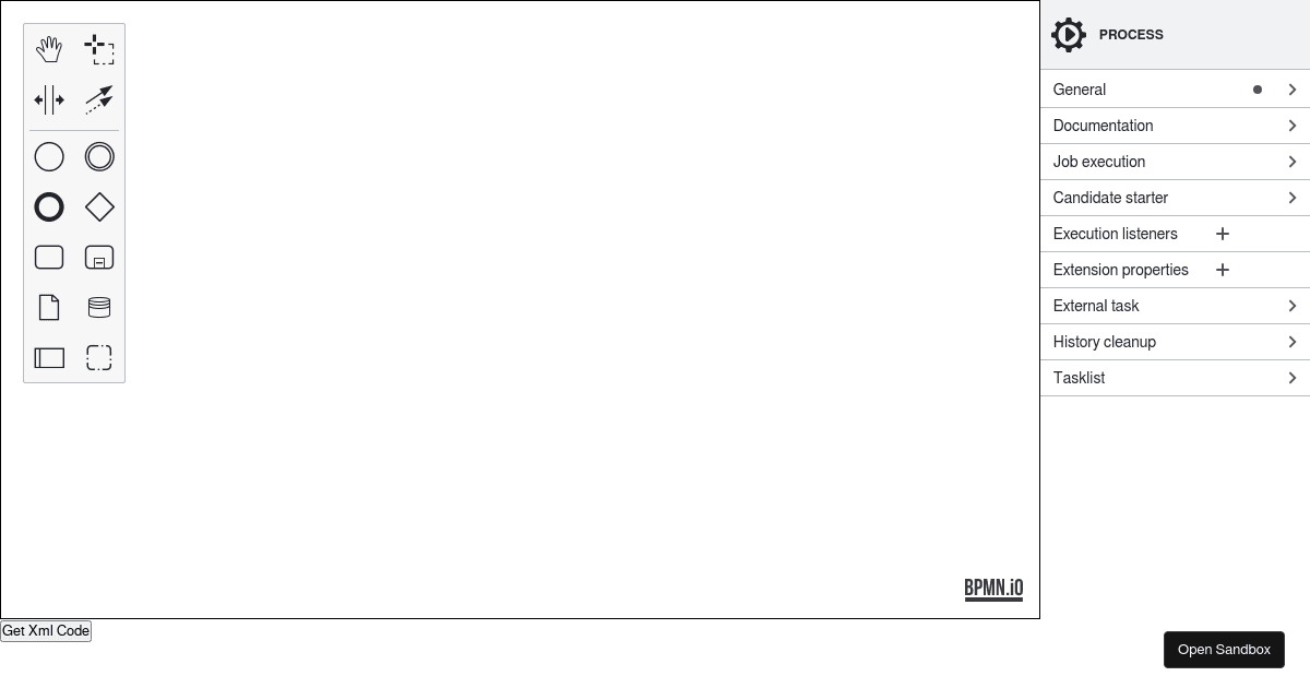 bpmn-modeler (forked) - Codesandbox