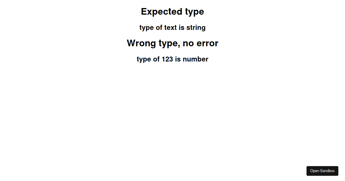 Types In React Ui Via Prop Types Codesandbox