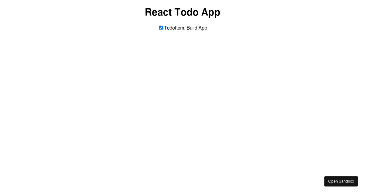 react-todo-app - Codesandbox