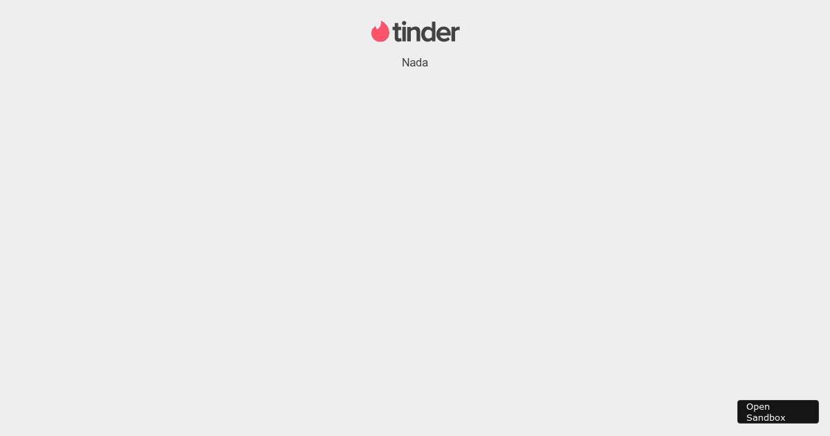 tinder-clone - Codesandbox