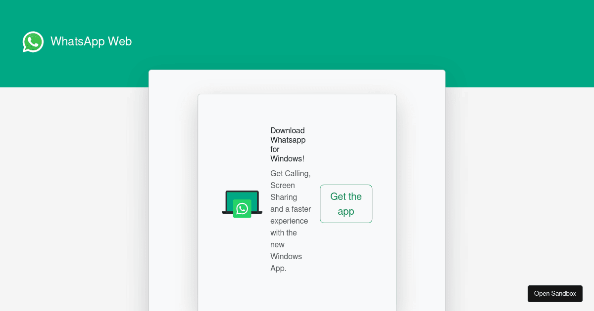 whatsapp-clone - Codesandbox