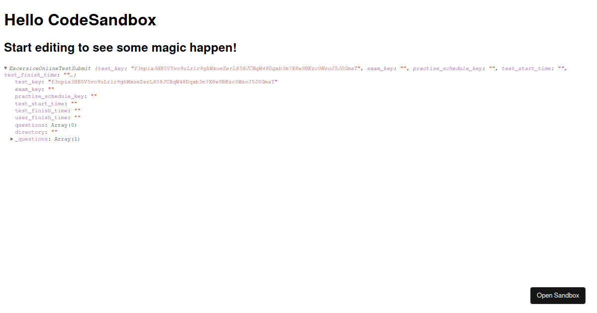 class-transformer - Codesandbox