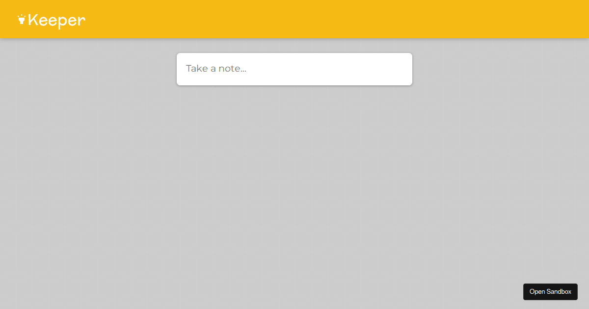 Using Pre-Built React Components (forked) - Codesandbox