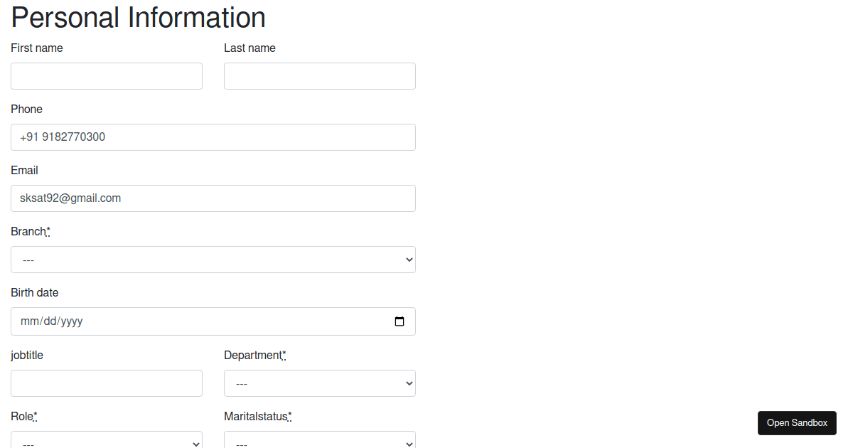 form-for-bootstrap-components cool example - Codesandbox