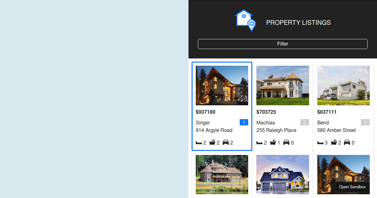 property-listing - Codesandbox