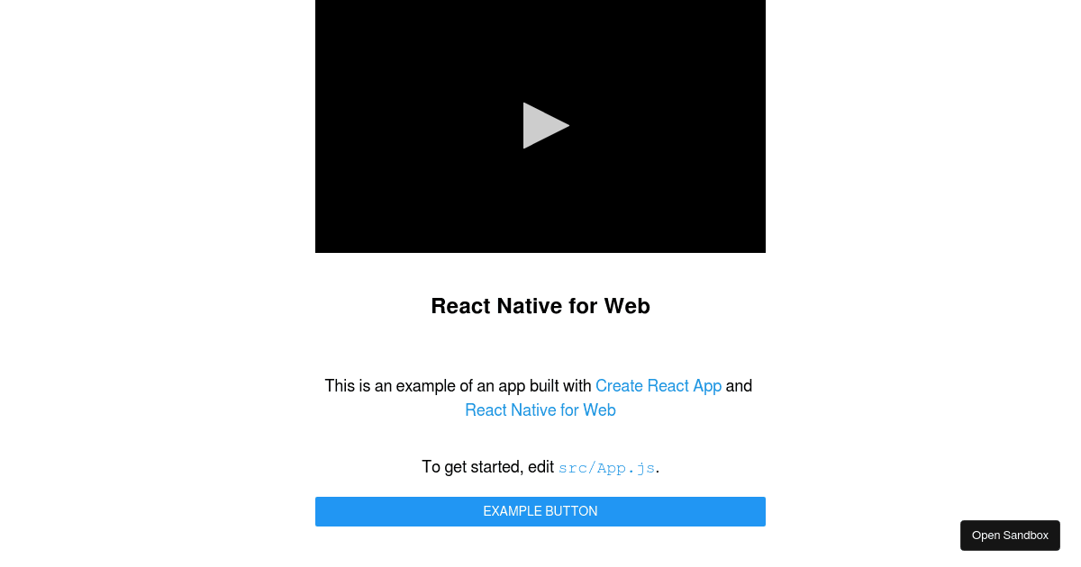 react-native-web-jwplayer (forked) - Codesandbox