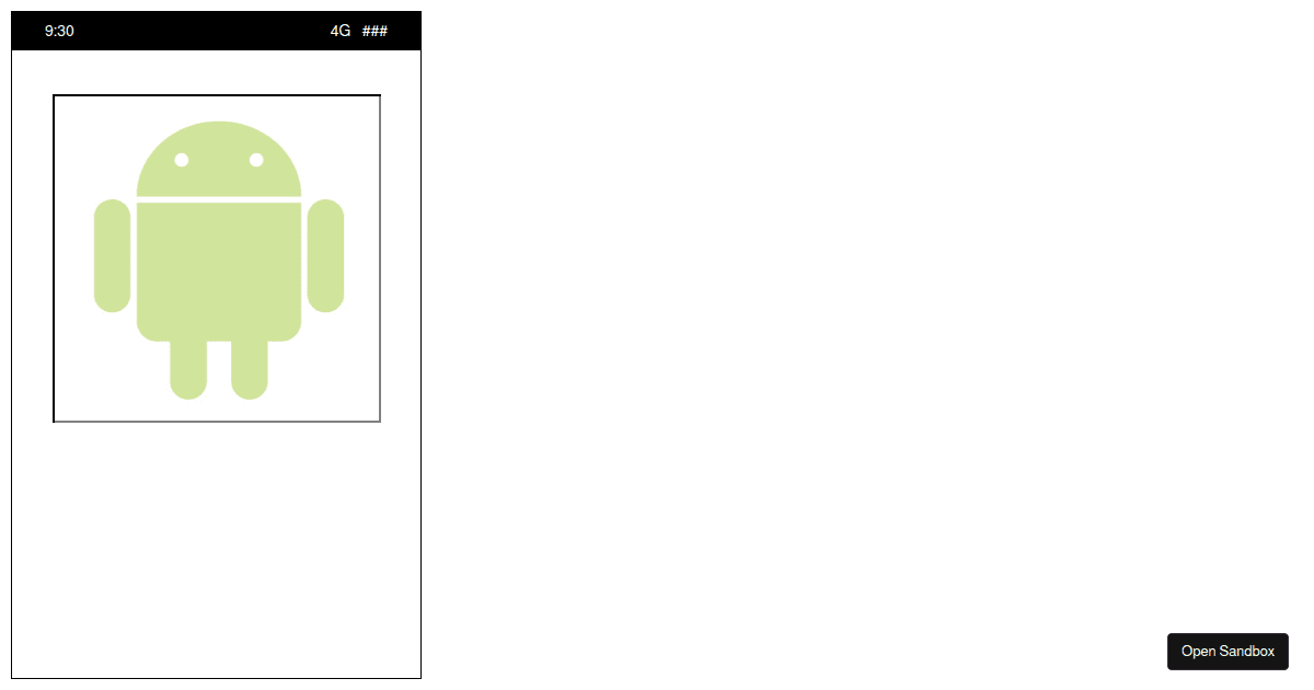 Android Logo Codesandbox