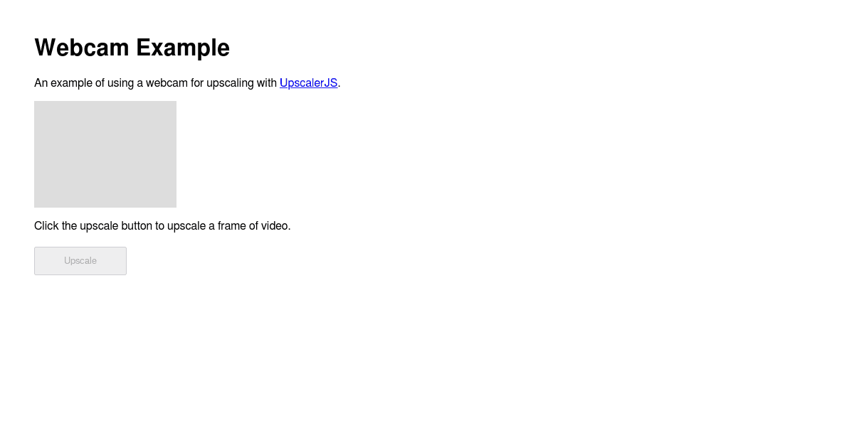 @upscalerjs/examples.webcam - Codesandbox