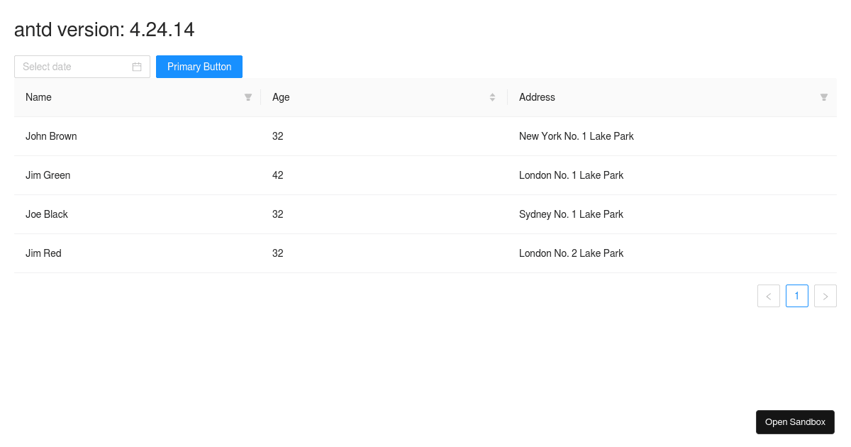 antd reproduction template (forked) - Codesandbox