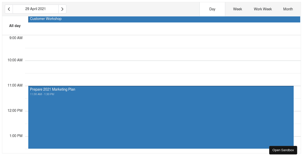 Basic Views - DevExtreme Scheduler - Codesandbox