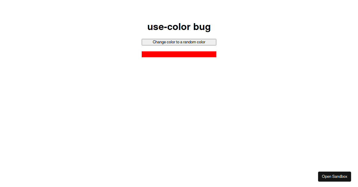 use-color-bug-demo - Codesandbox