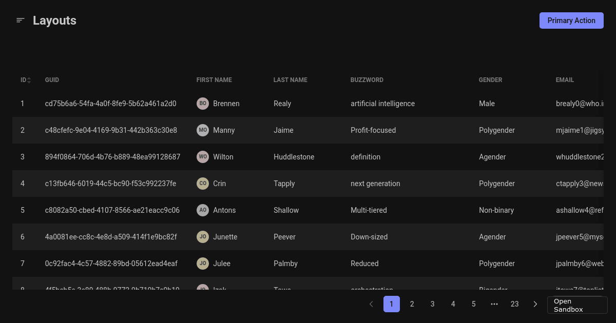 dark-theme (forked) - Codesandbox