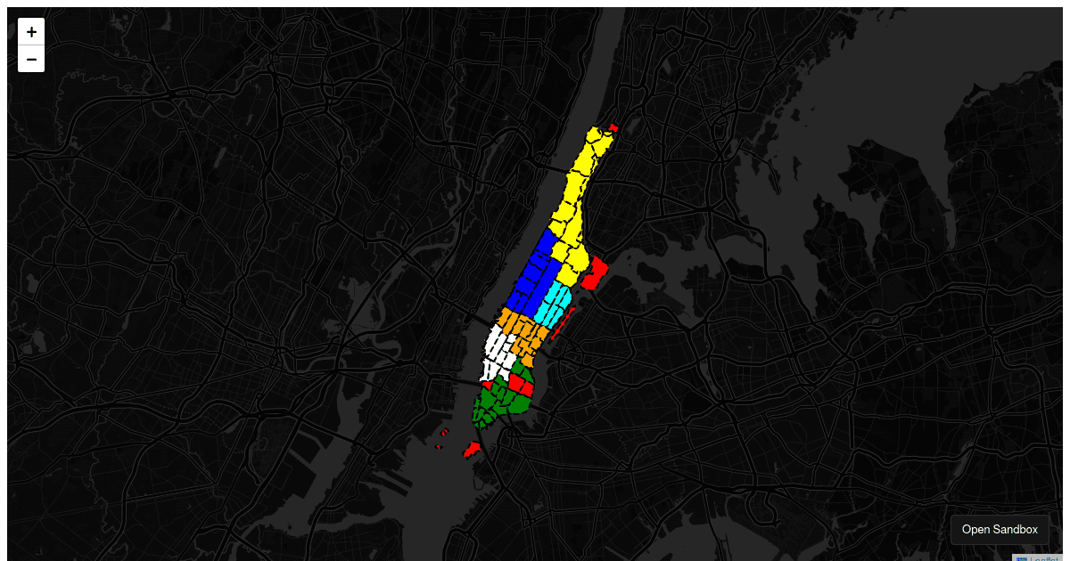 React Leaflet Geojson Forked Codesandbox