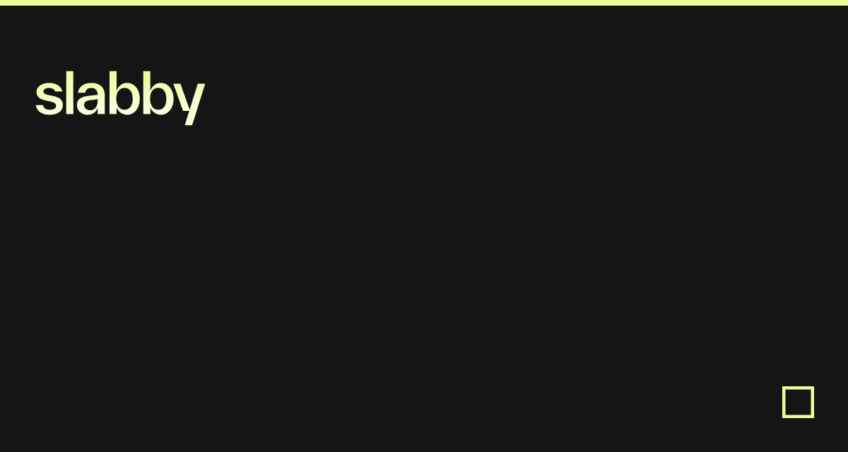 slabby - Codesandbox