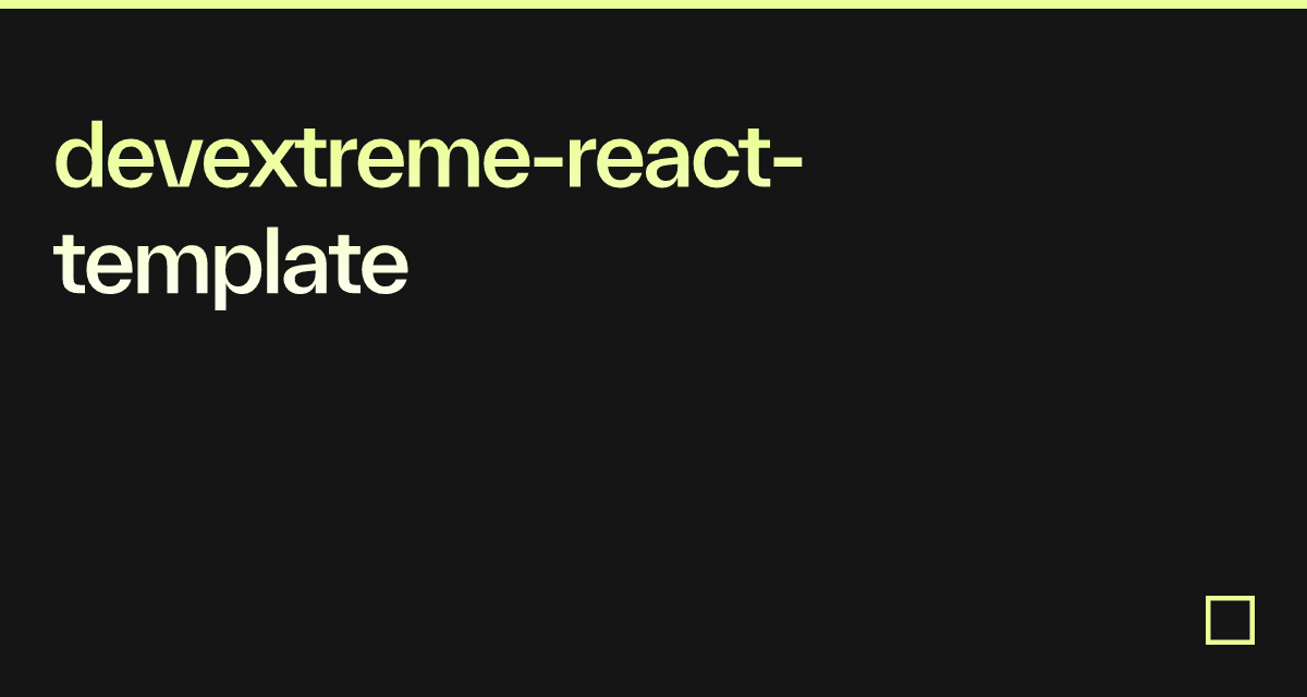 devextreme-react-template - Codesandbox