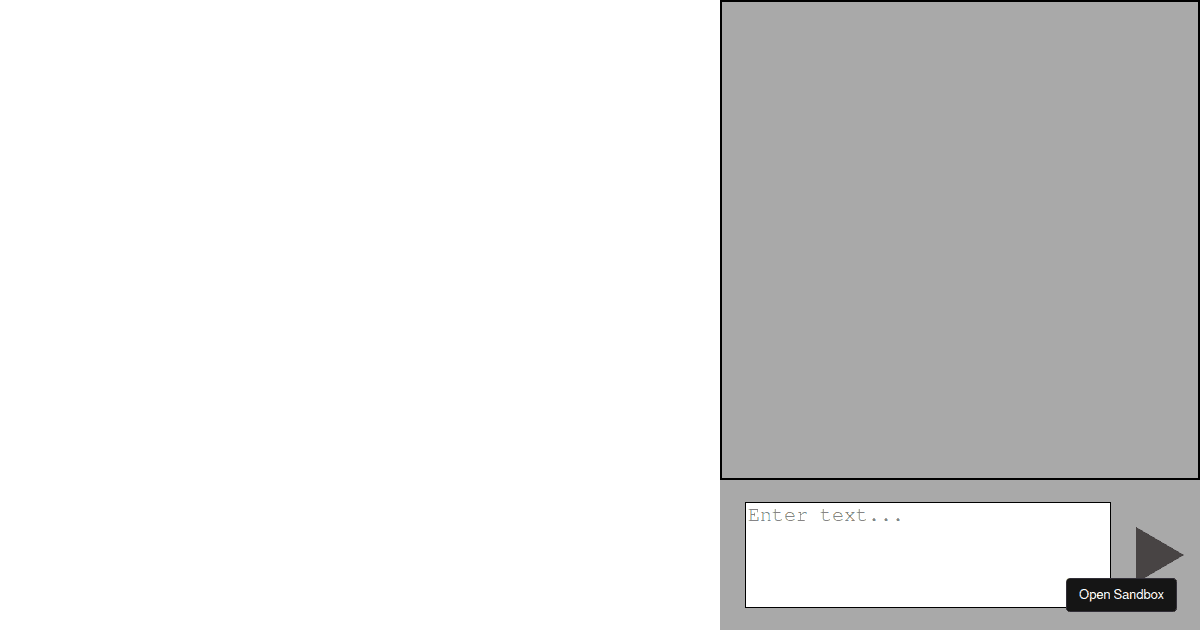 Chat Website With Html Css Js Codesandbox