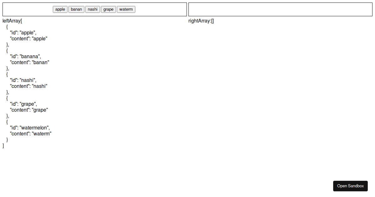 React drug & drop select tag Sample - Codesandbox