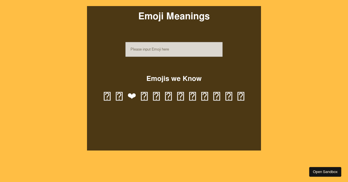emoji-enterpreter - Codesandbox