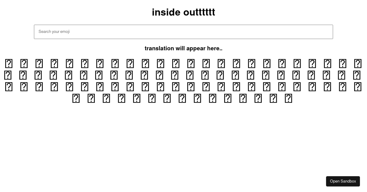 neog-lesson5-emojis - Codesandbox