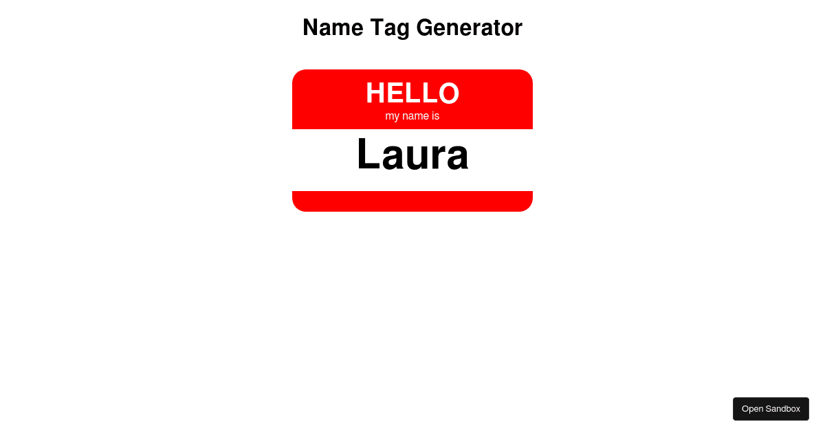 l5-write-a-functional-component - Codesandbox