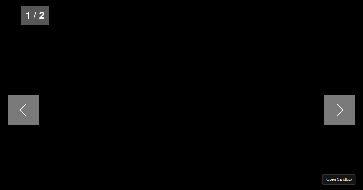 slideshow - Codesandbox