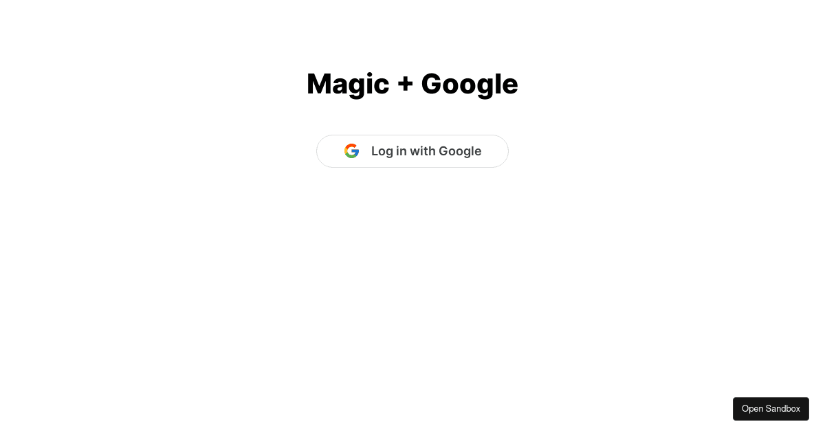 magic-oauth-v2 - Codesandbox
