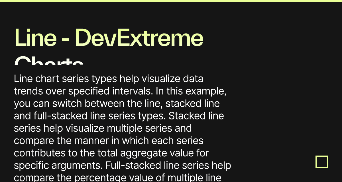 Line - DevExtreme Charts - Codesandbox