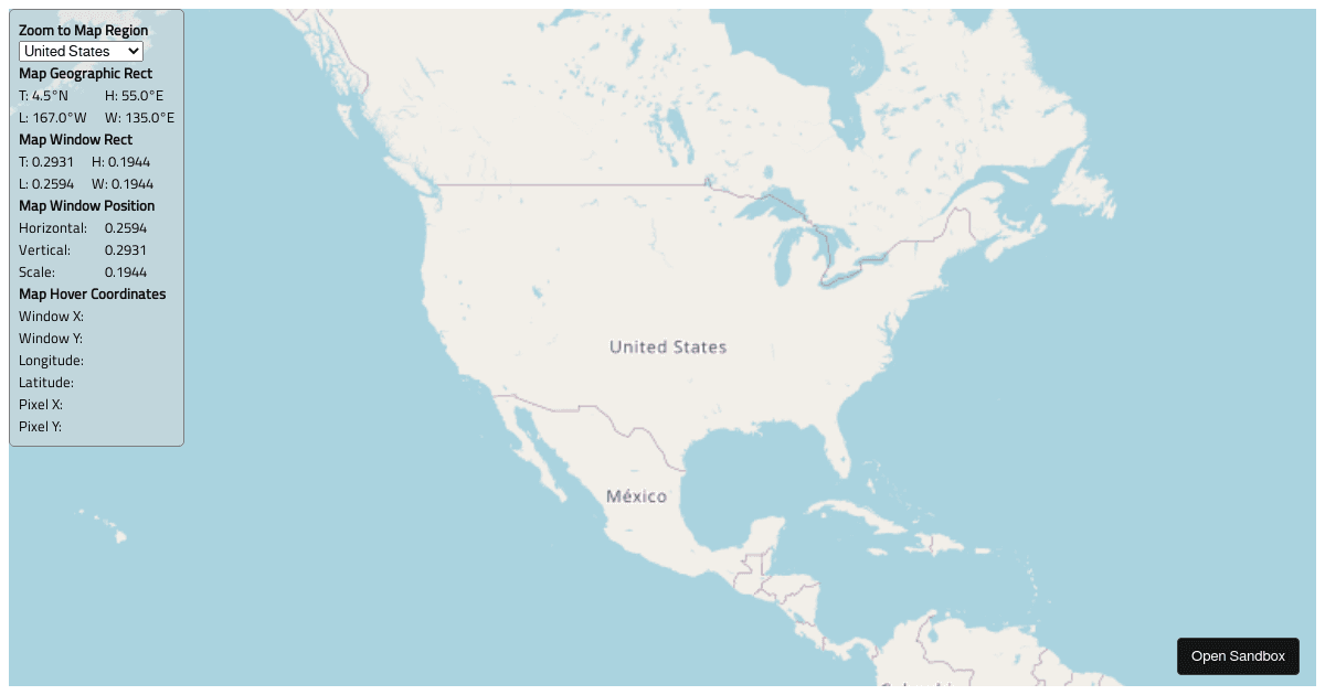 Wc Geographic Map Map Navigation Codesandbox