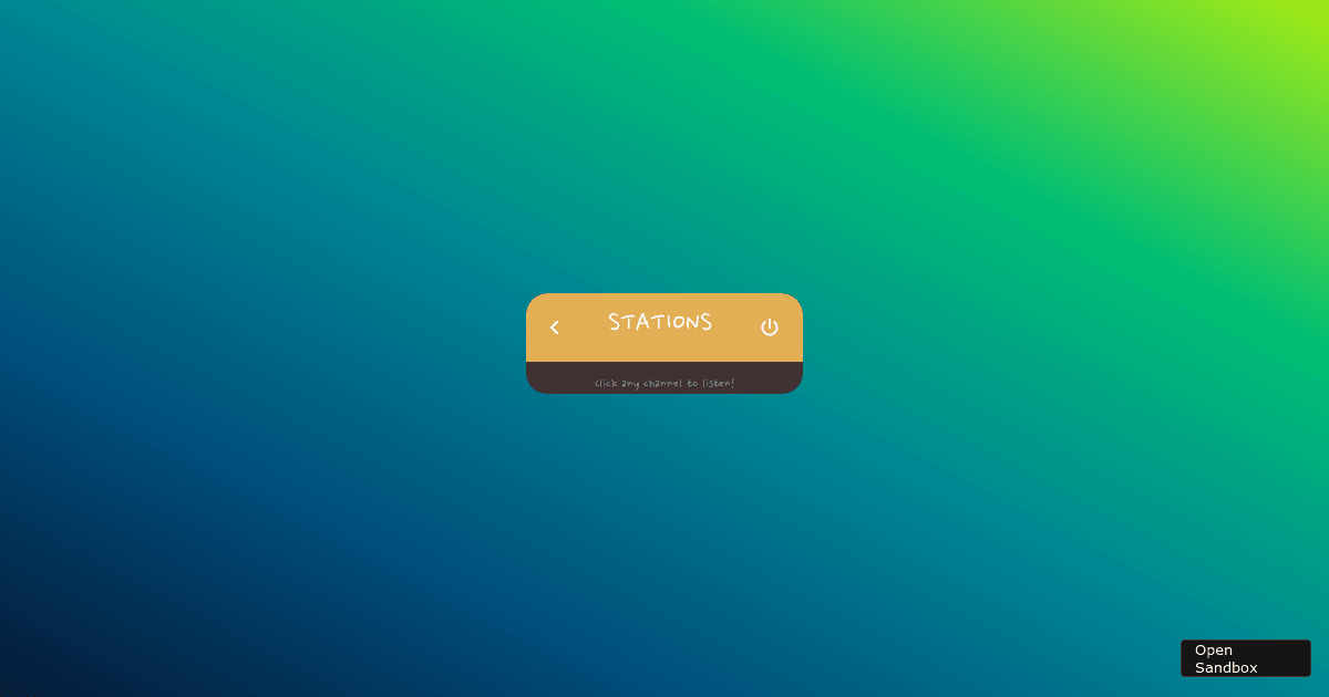 radio-app - Codesandbox