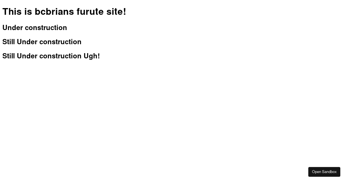 static - Codesandbox