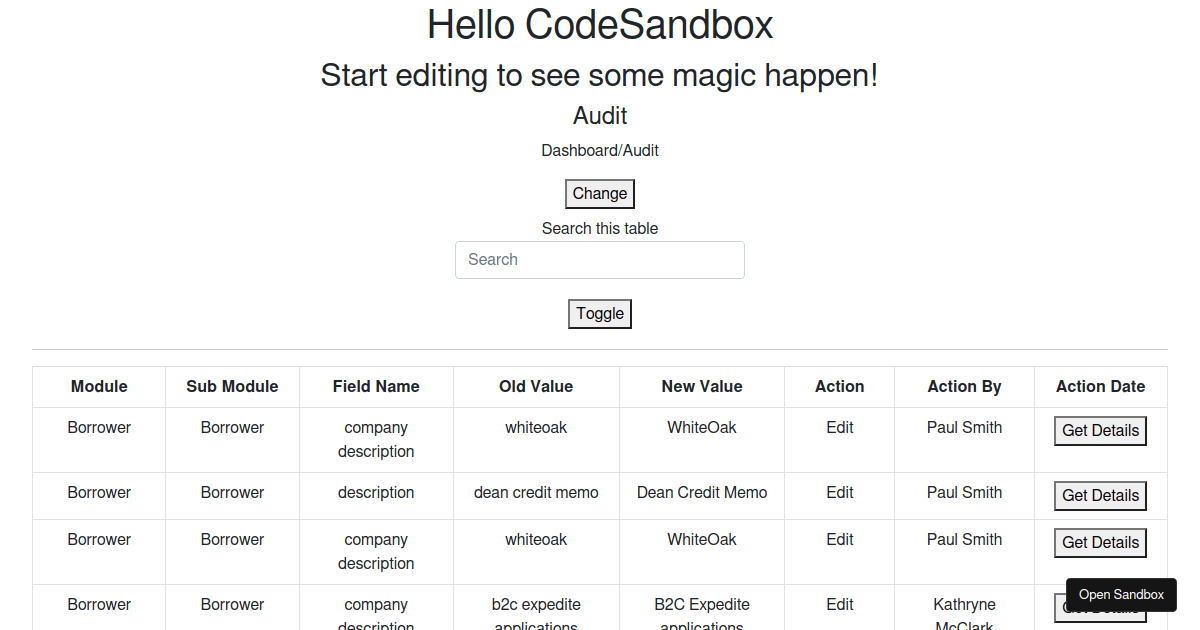 bootstrap-table-practice - Codesandbox