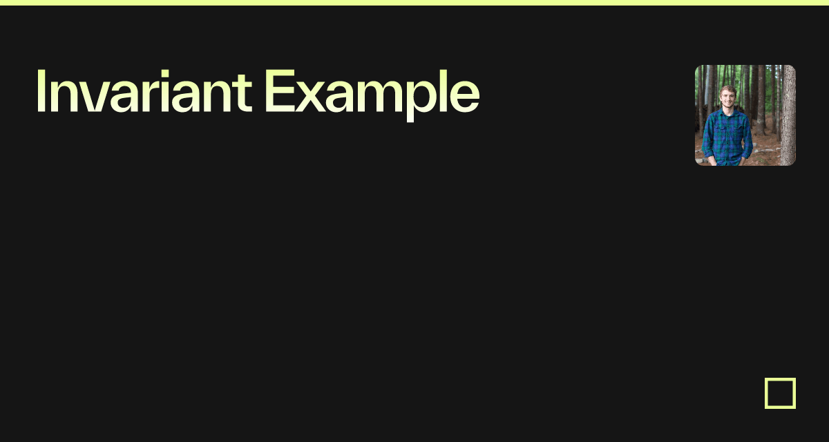Invariant Example - Codesandbox