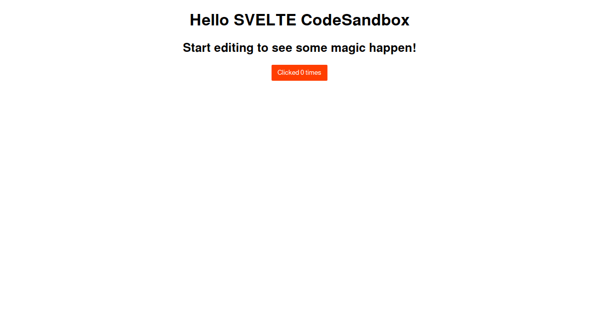 svelte-template-rollup - Codesandbox