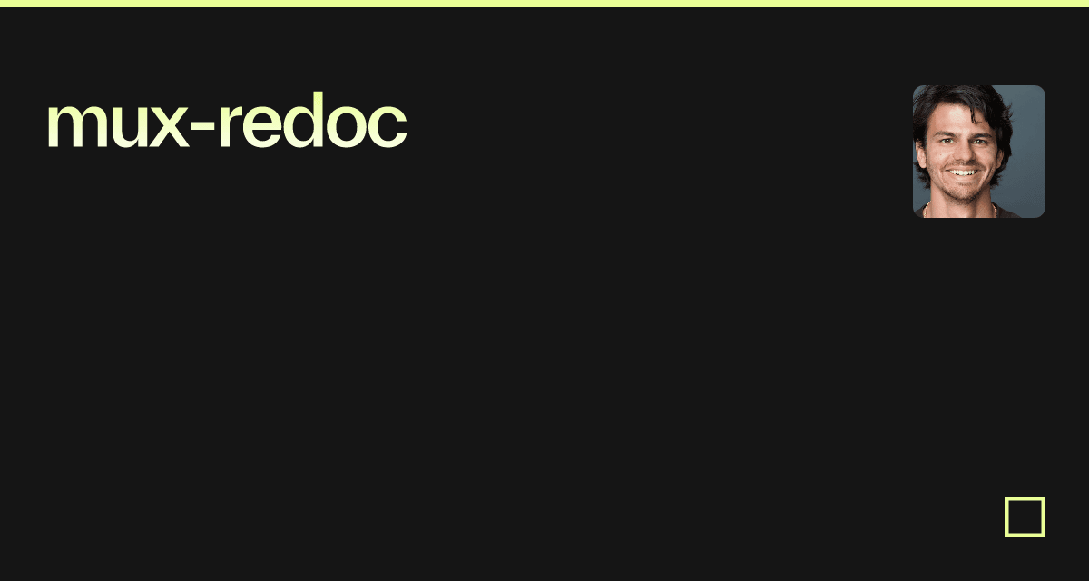 mux-redoc - Codesandbox