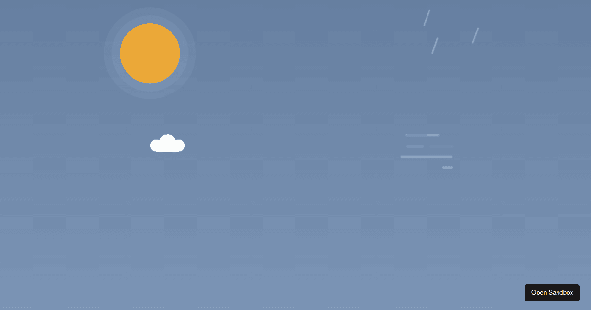weather-animations - Codesandbox