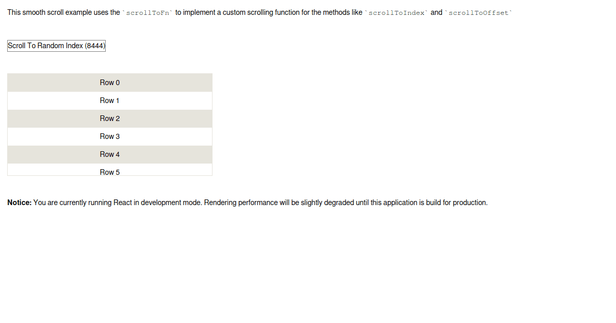 Fixed smooth scroll for react-virtual - Codesandbox Fixed smooth scroll for react-virtual - Codesandbox