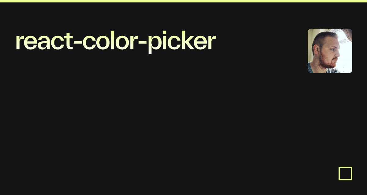 react-color-picker - Codesandbox