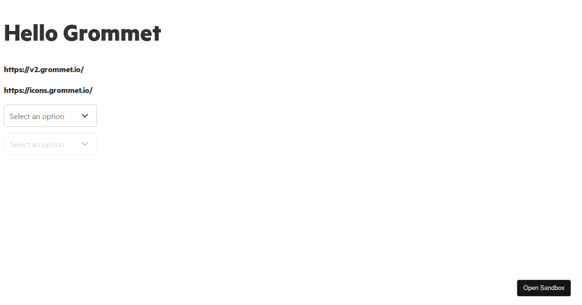 Select - Enabled vs Disabled - Codesandbox
