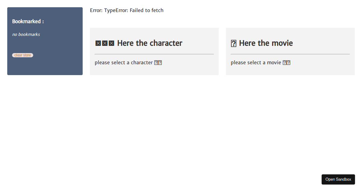 swapi planets - Codesandbox