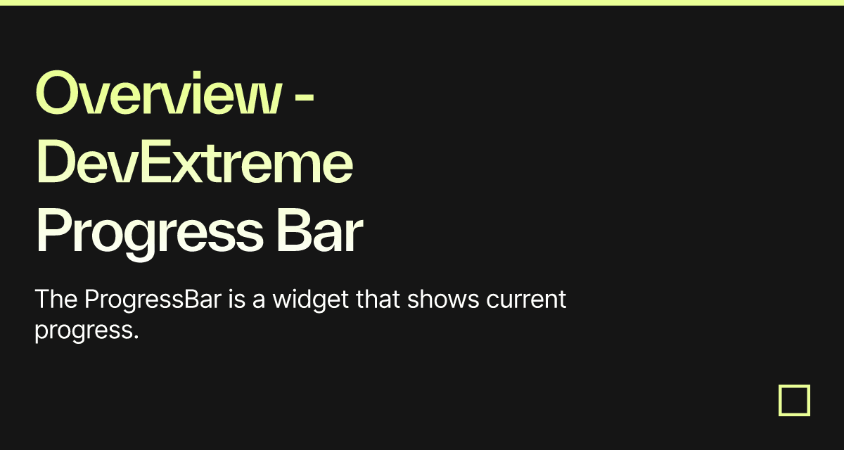 Overview - DevExtreme Progress Bar - Codesandbox