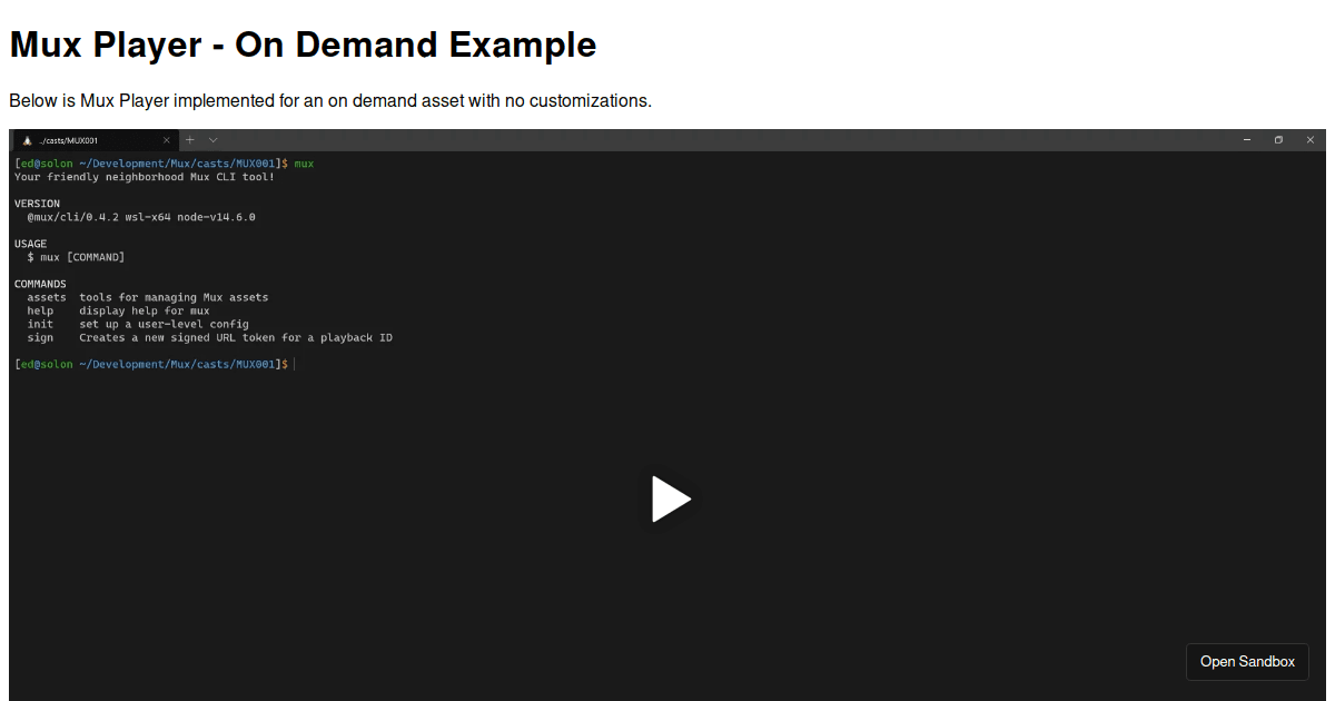 mux-player-demo-for-postman - Codesandbox