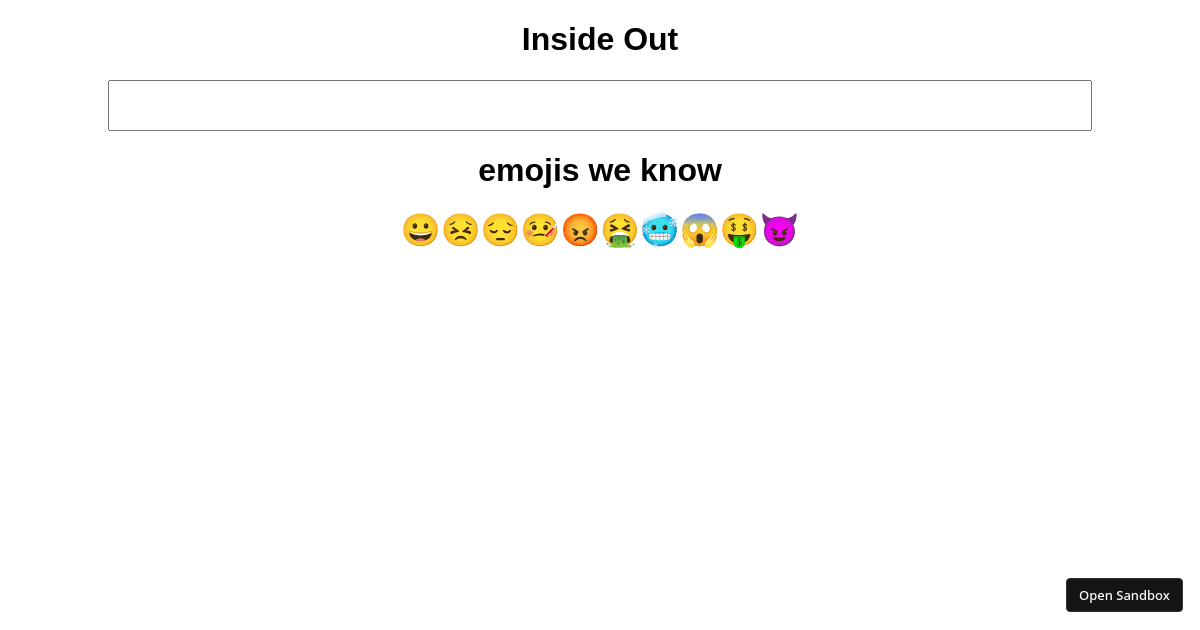 emoji-interpreter - Codesandbox