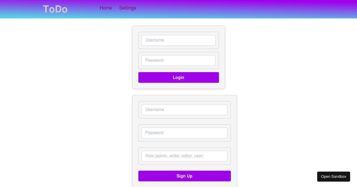 todo-app - Codesandbox