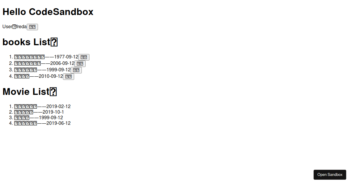 useReducer instead of reduce - Codesandbox