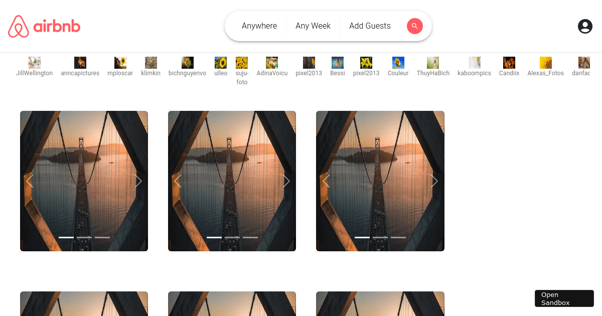 airbnb-clone - Codesandbox