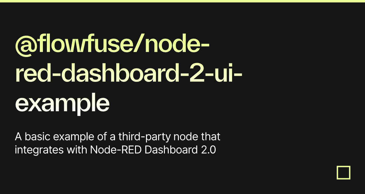 @flowfuse/node-red-dashboard-2-ui-example - Codesandbox