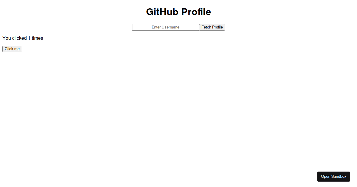 get-github-profile - Codesandbox