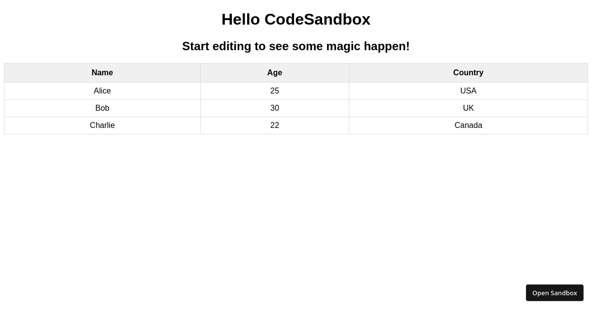 bold-dew-h577v7 - Codesandbox